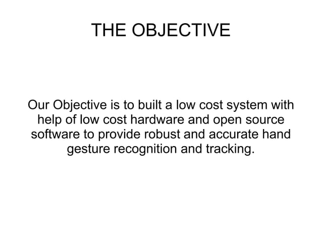 Hand Gesture Recognition Using Opencv Python Pptx Computer Peripherals Computing