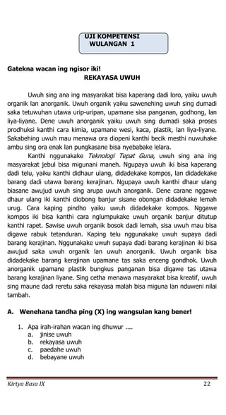 Bd9 kd1-wulangan 1 teknologi | PDF
