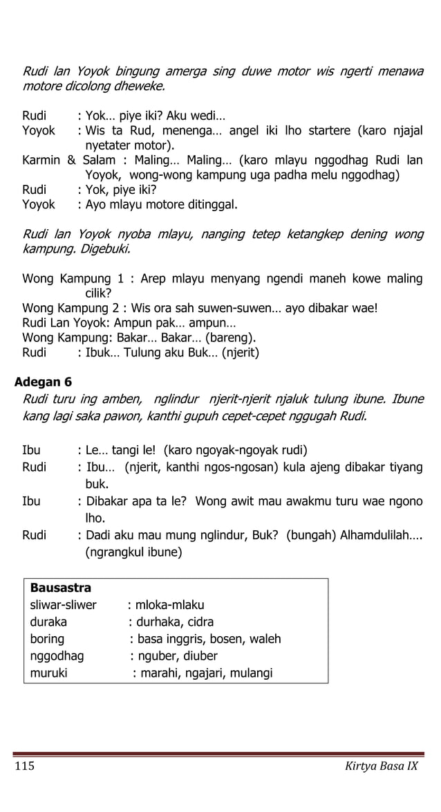Bd9 kd4-wulangan 4 gotong royong | PDF