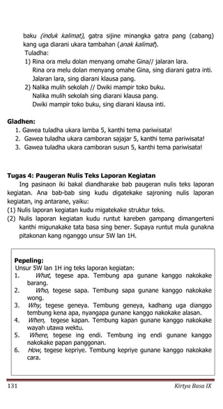 Bd9 kd5-wulangan 5 pariwisata | PDF
