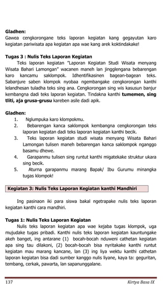 Bd9 kd5-wulangan 5 pariwisata | PDF