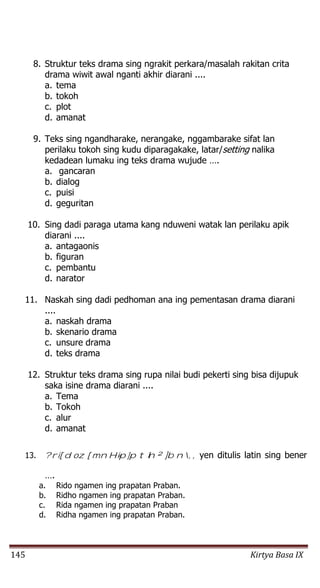 Bd9 kd5-wulangan 5 pariwisata | PDF