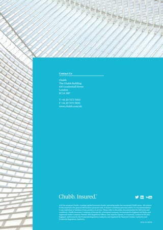 About Chubb | PDF