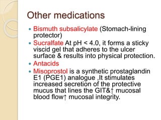 PEPTIC ULCER | PPTX | Digestive Disorders | Diseases and Conditions