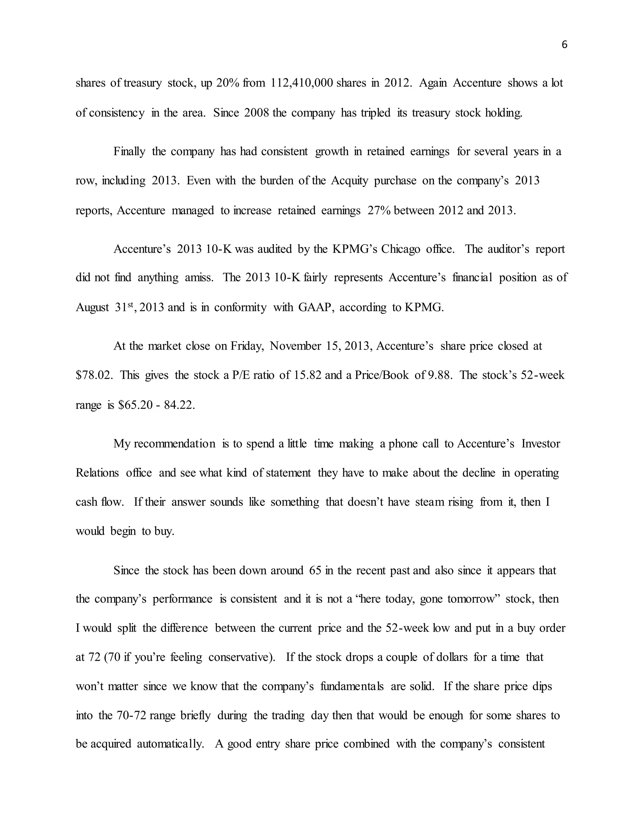 Accenture Analysis | DOCX