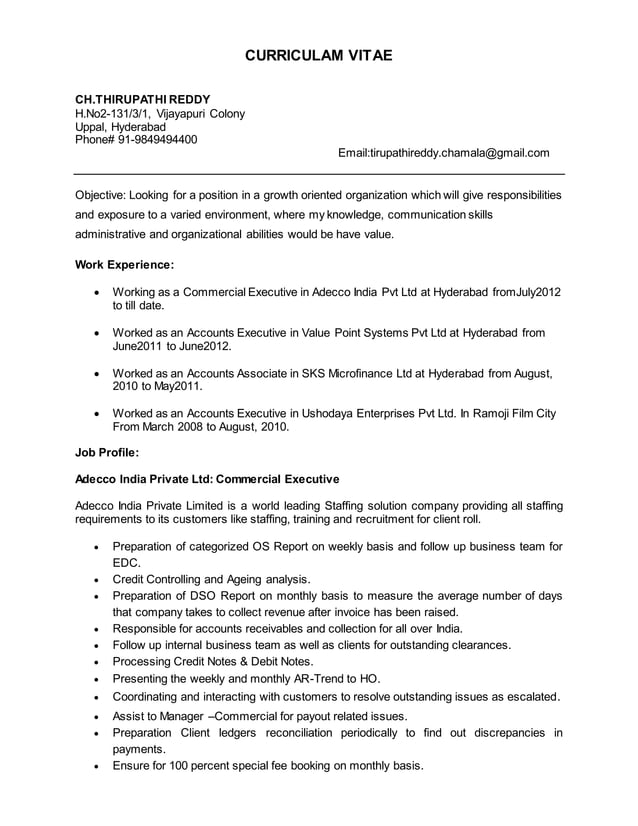 CV_Thirupathi Reddy | DOCX