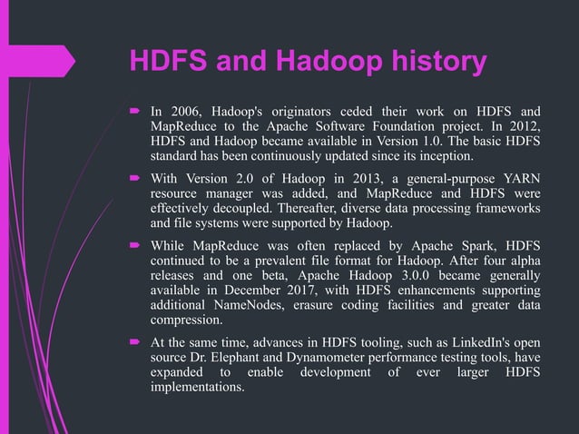 Hadoop Distributed File System | PPTX | Cloud Computing | Internet