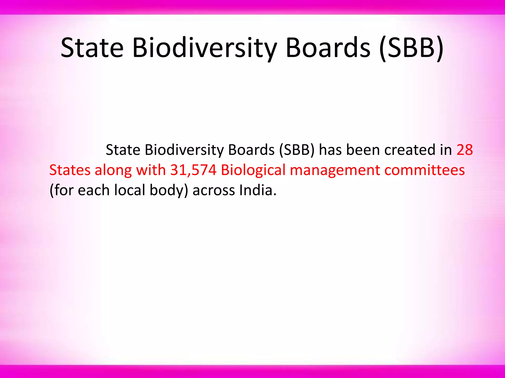 NATIONAL BIODIVERSITY AUTHORITY | PPT