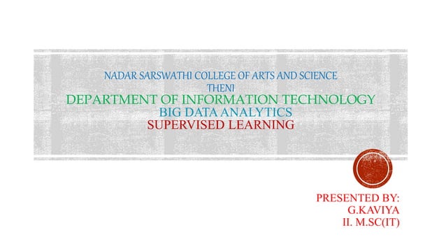 Big Data Analytics.pptx | Computing | Technology & Computing