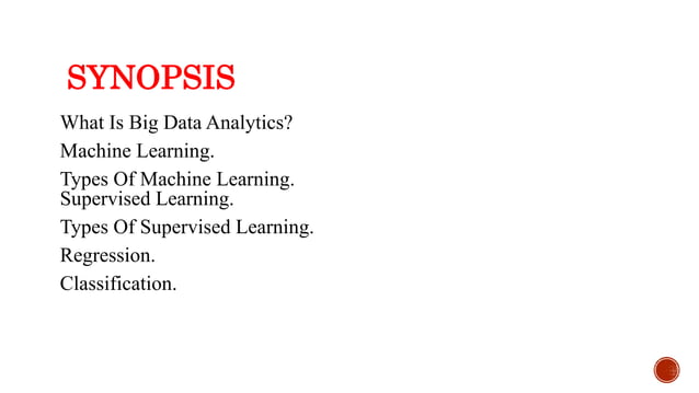 Big Data Analytics.pptx | Computing | Technology & Computing