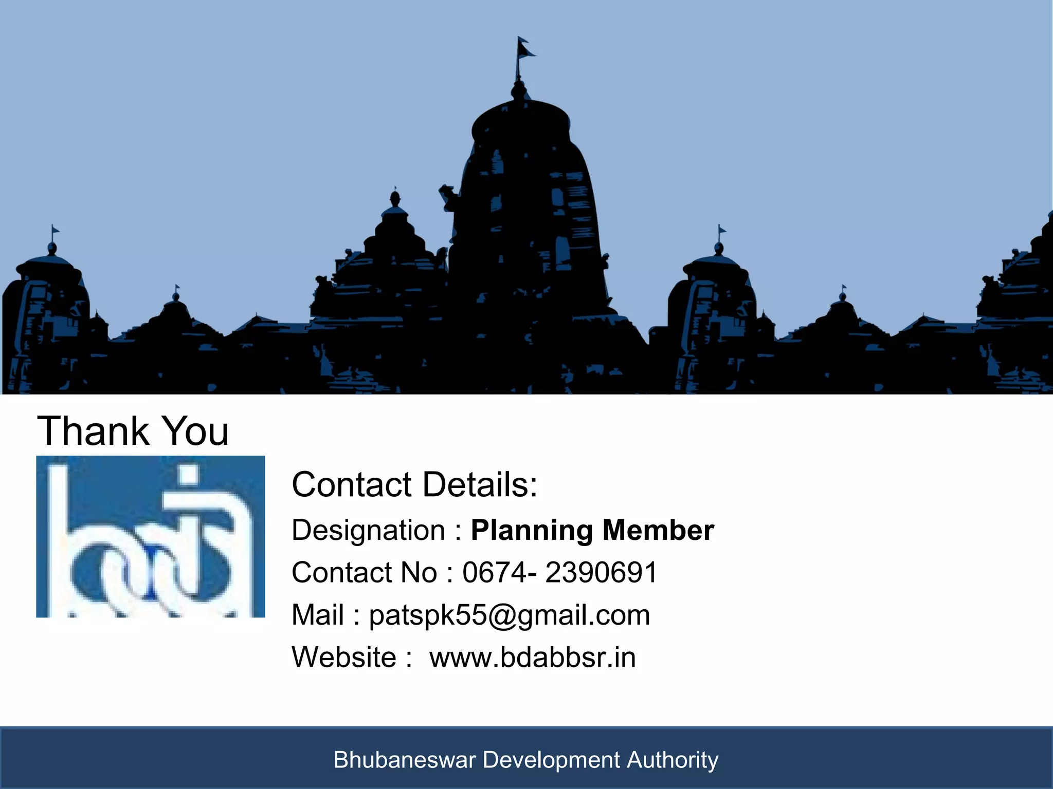 Bda presentation e-odisha | PPT