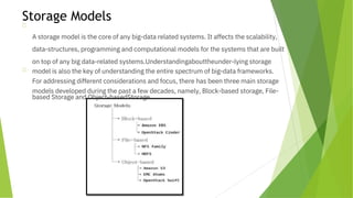 Different Storage Models in Big Data Analytics | PDF