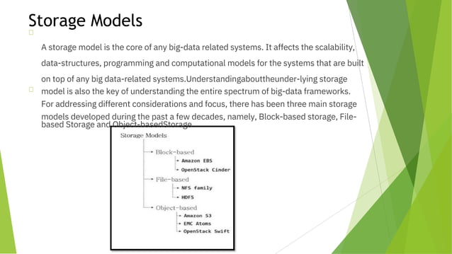 Different Storage Models in Big Data Analytics | PDF