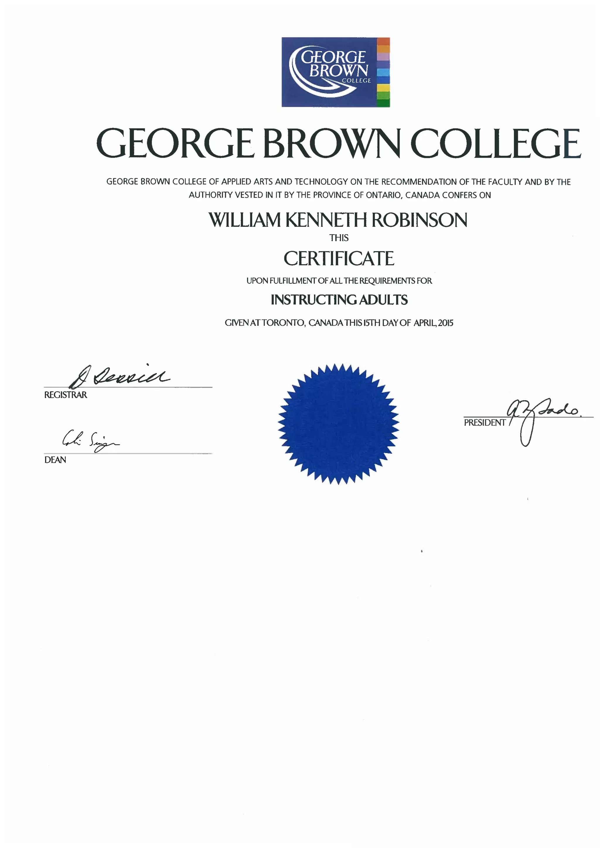 GBC Certificate | PDF