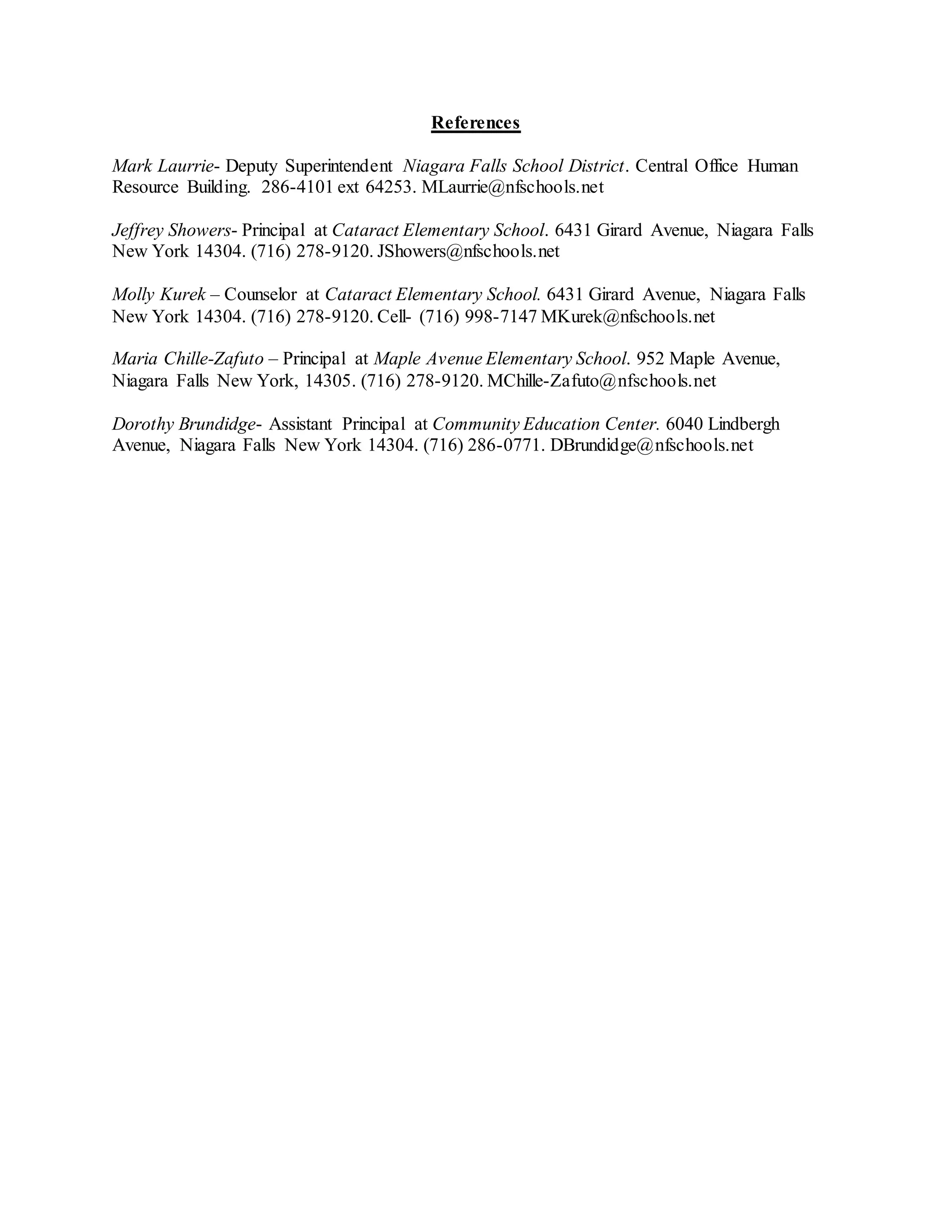 Resume August 2015 | PDF