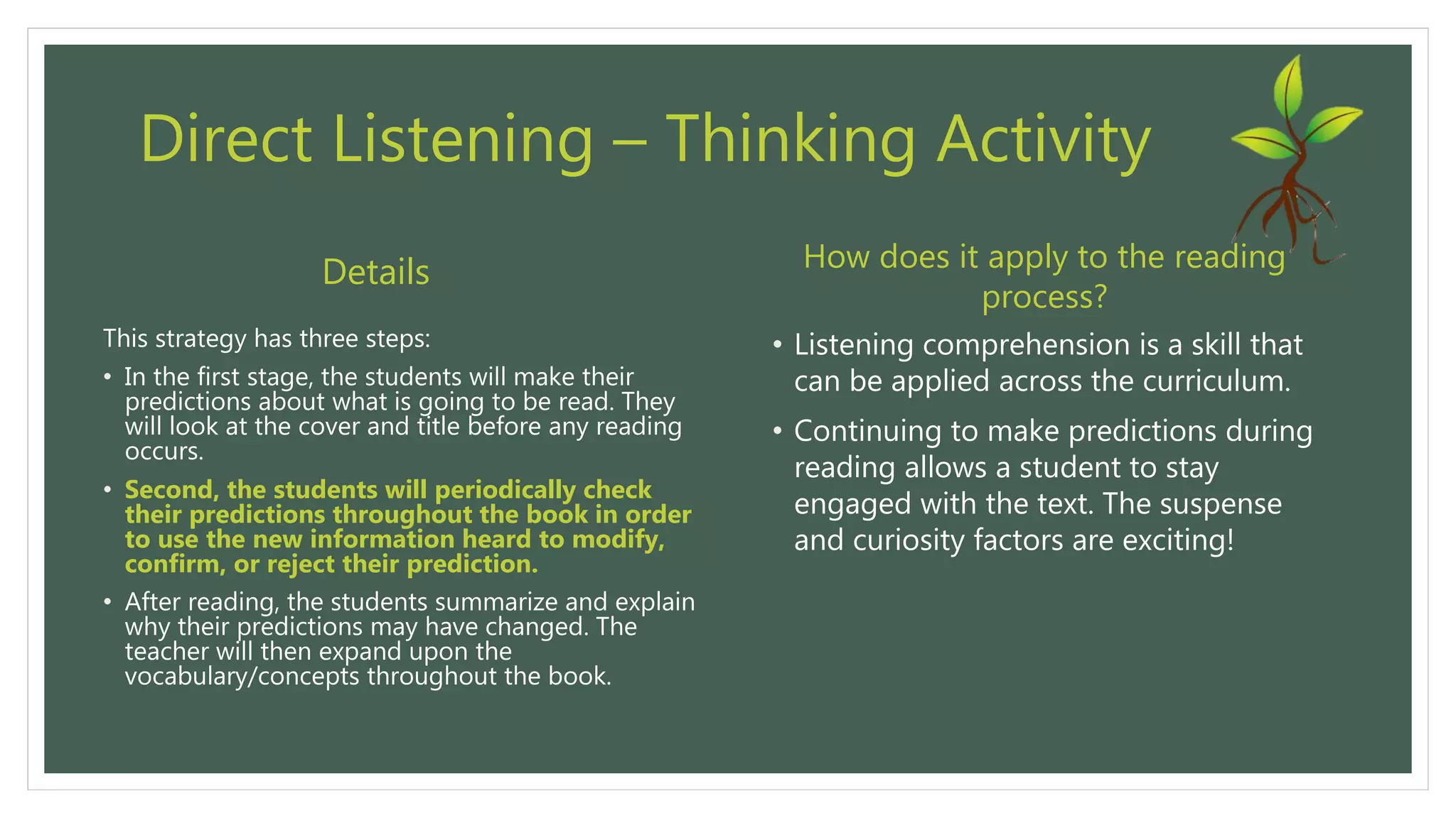 RED4348 CA2 "Before, During, and After Strategies" | PPTX