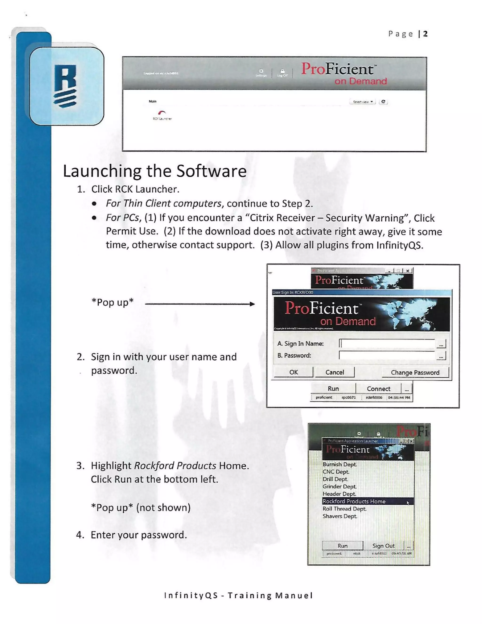 Infinity Training Manual (Censored) | PDF