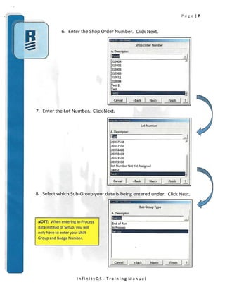 Infinity Training Manual (Censored) | PDF