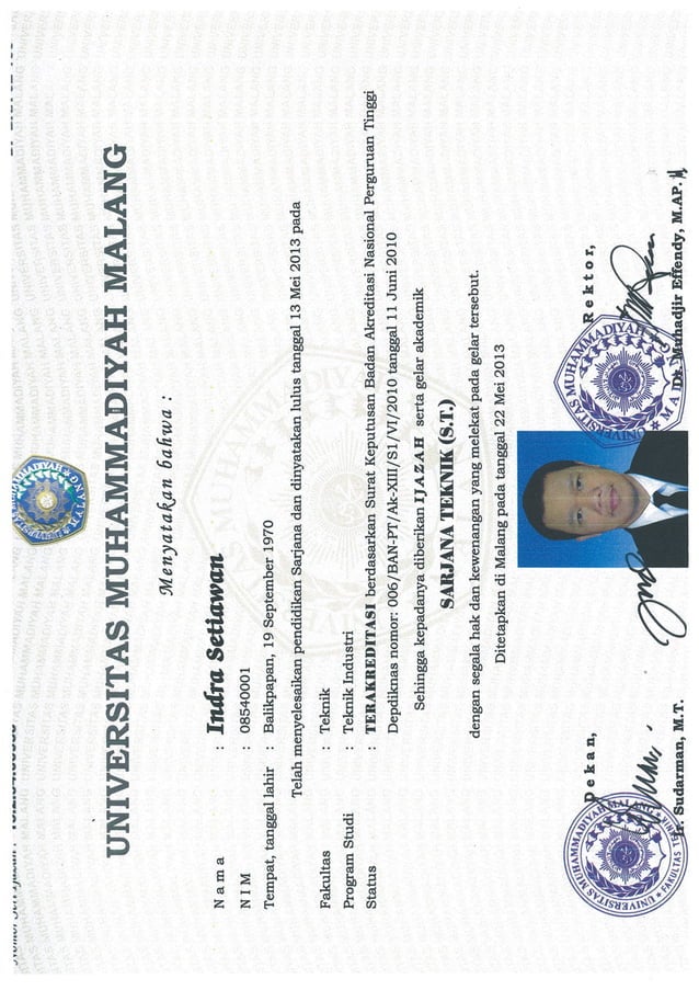 UMM Ijazah 2013 | PDF