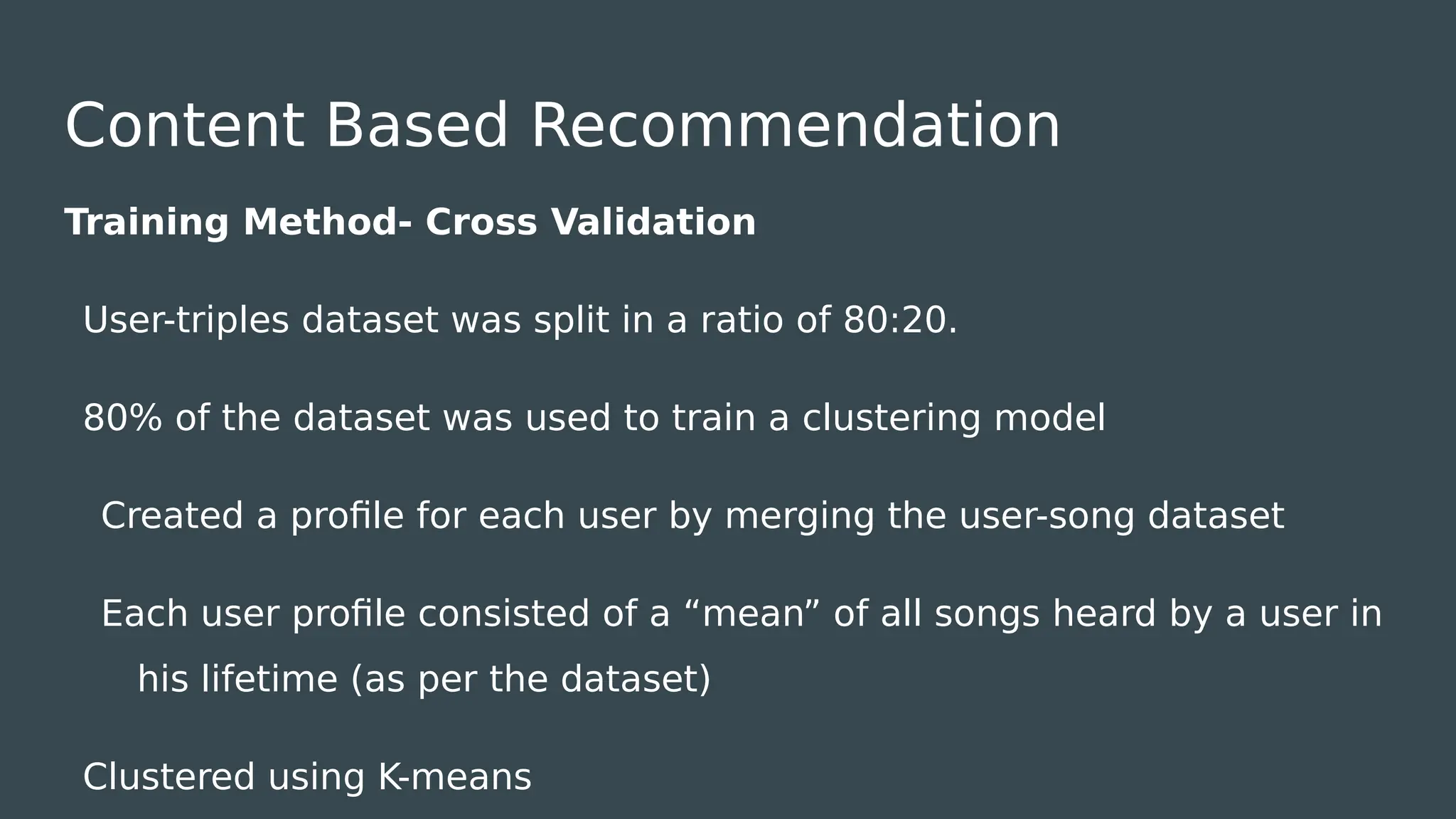 music recommendation system ,Based on Million Song Dataset | PDF