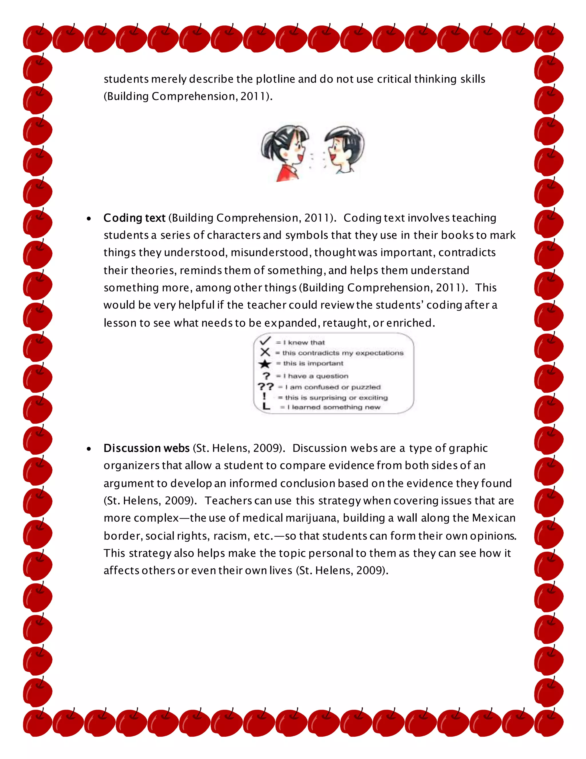 Flip Chart for Before, During, and After Reading | DOCX