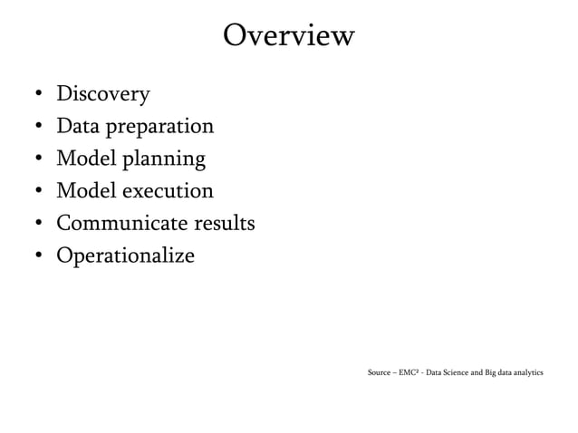 Data Analytics Life Cycle [emc² Data Science And Big Data Analytics] Pptx