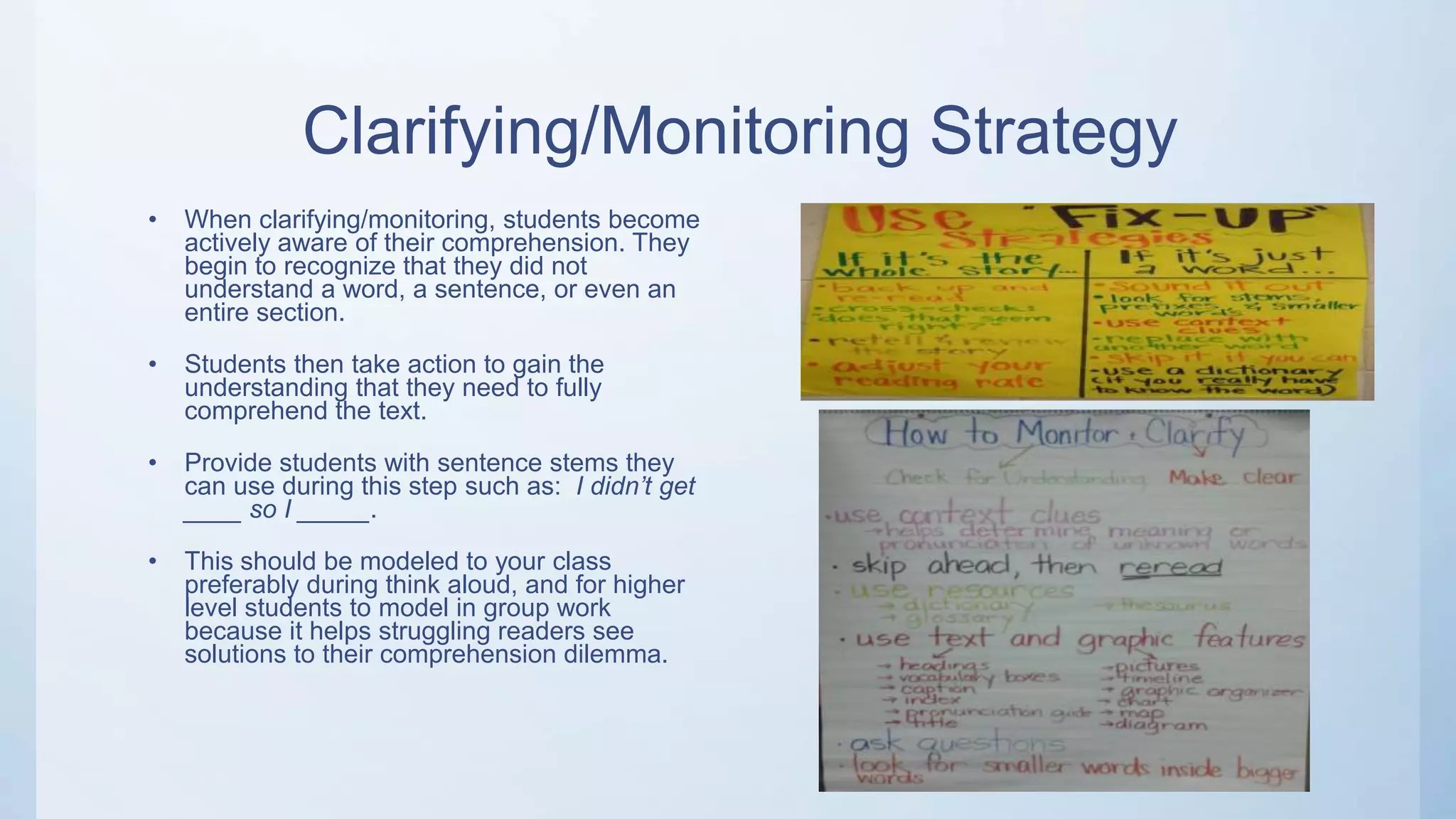 BDA Literacy Strategies Flip Chart | PPTX