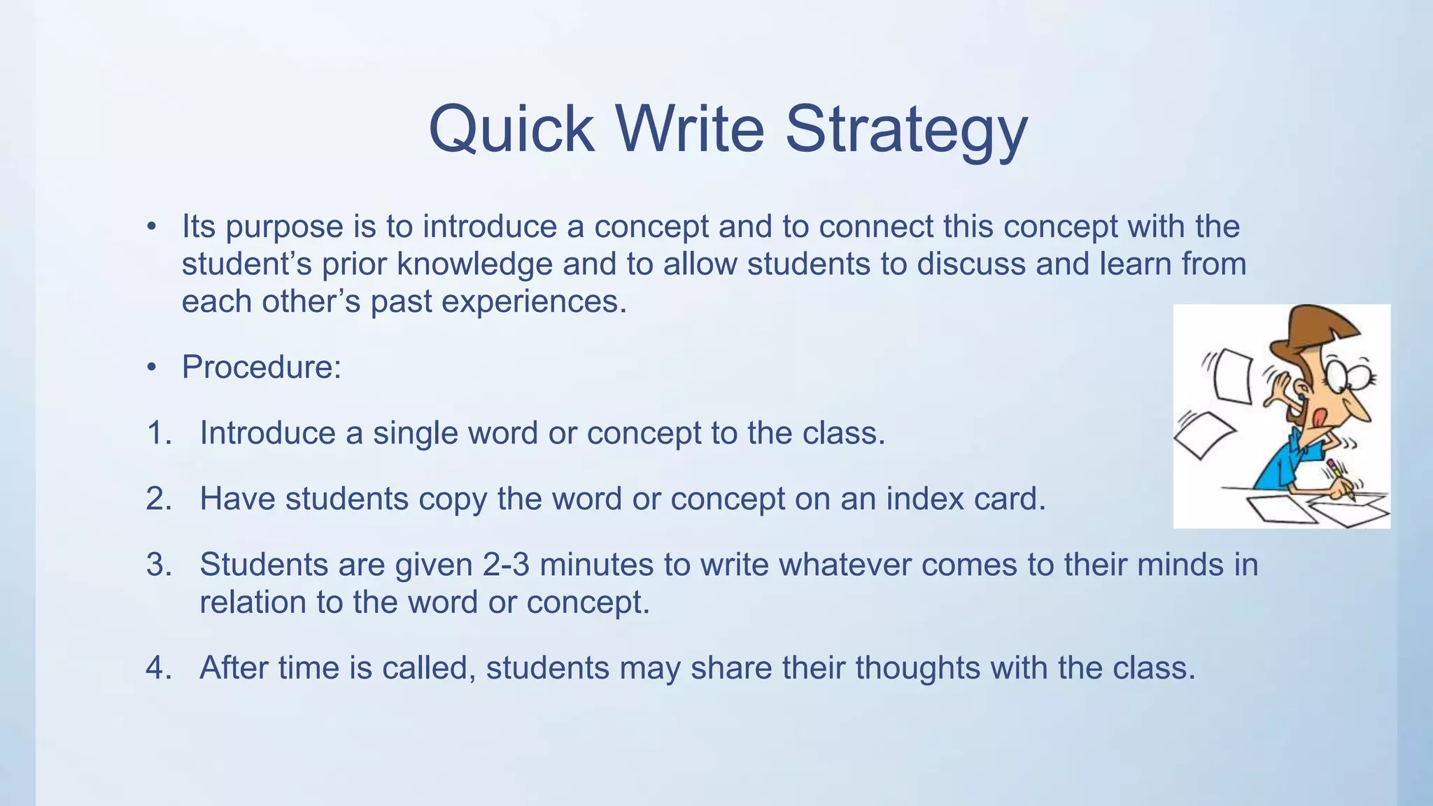 BDA Literacy Strategies Flip Chart | PPTX