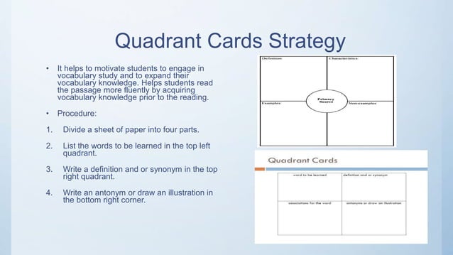 BDA Literacy Strategies Flip Chart | PPT