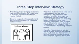 BDA Literacy Strategies Flip Chart | PPTX