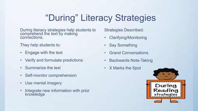 BDA Literacy Strategies Flip Chart | PPT