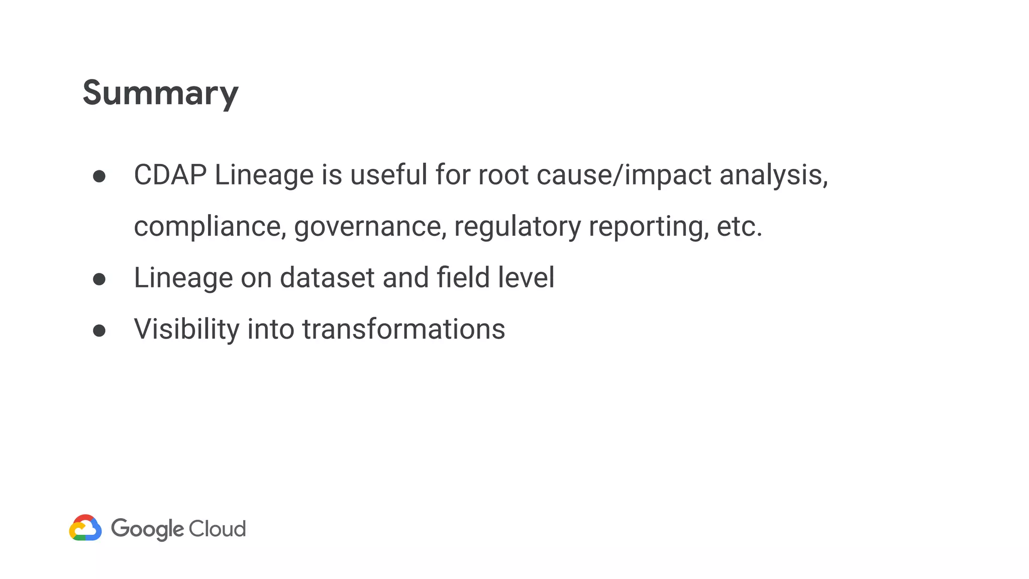 Fine grained root cause and impact analysis with CDAP Lineage | PDF