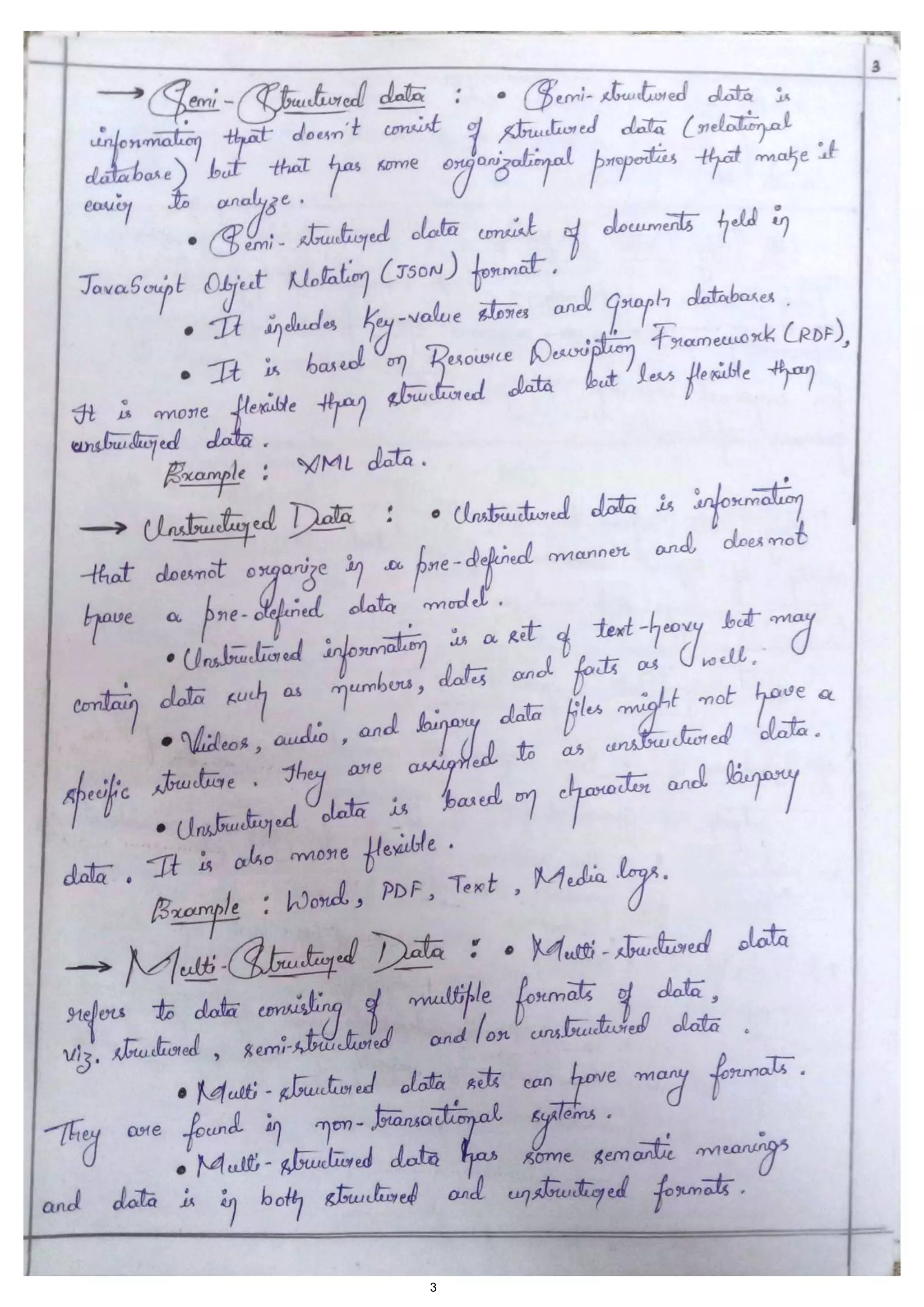 Bda module 1 notes | PDF
