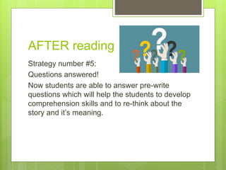 Before, During and After Reading Skills | PPTX