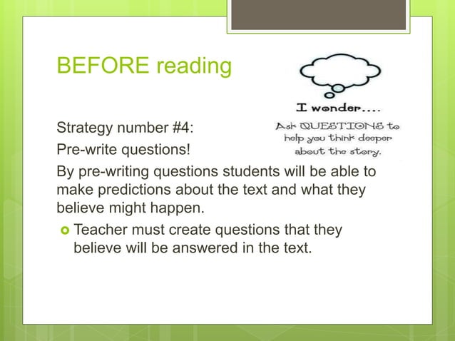 Before, During and After Reading Skills | PPT