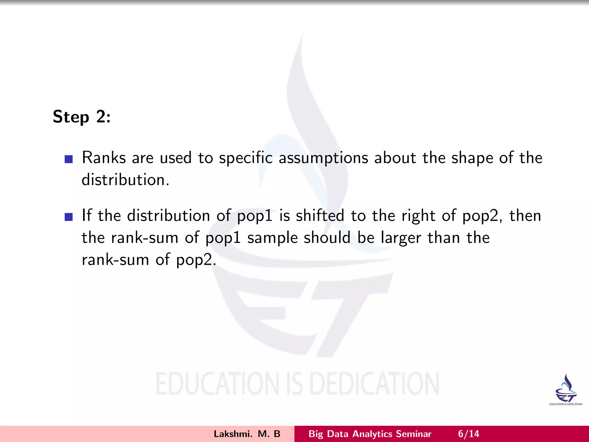 Wilcoxon Rank-Sum Test | PDF