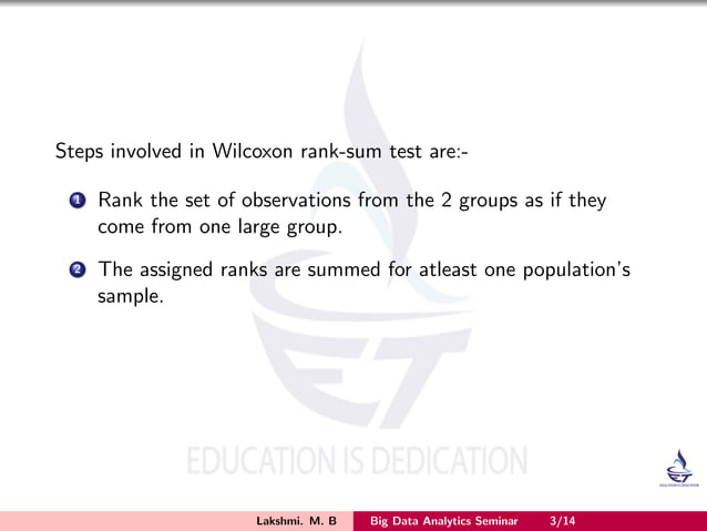 Wilcoxon Rank-Sum Test | PDF | Hinduism | Religion & Spirituality