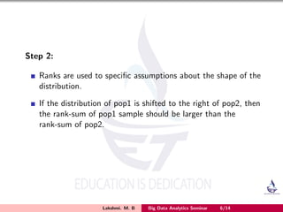 Wilcoxon Rank-Sum Test | PDF