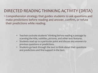 Before, During, and After reading strategies | PPTX