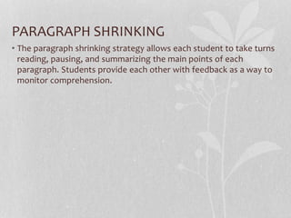 Before, During, and After reading strategies | PPTX