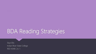 BDA Reading Strategies | PPTX