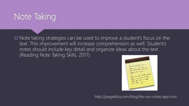 BDA Reading Strategies | PPTX