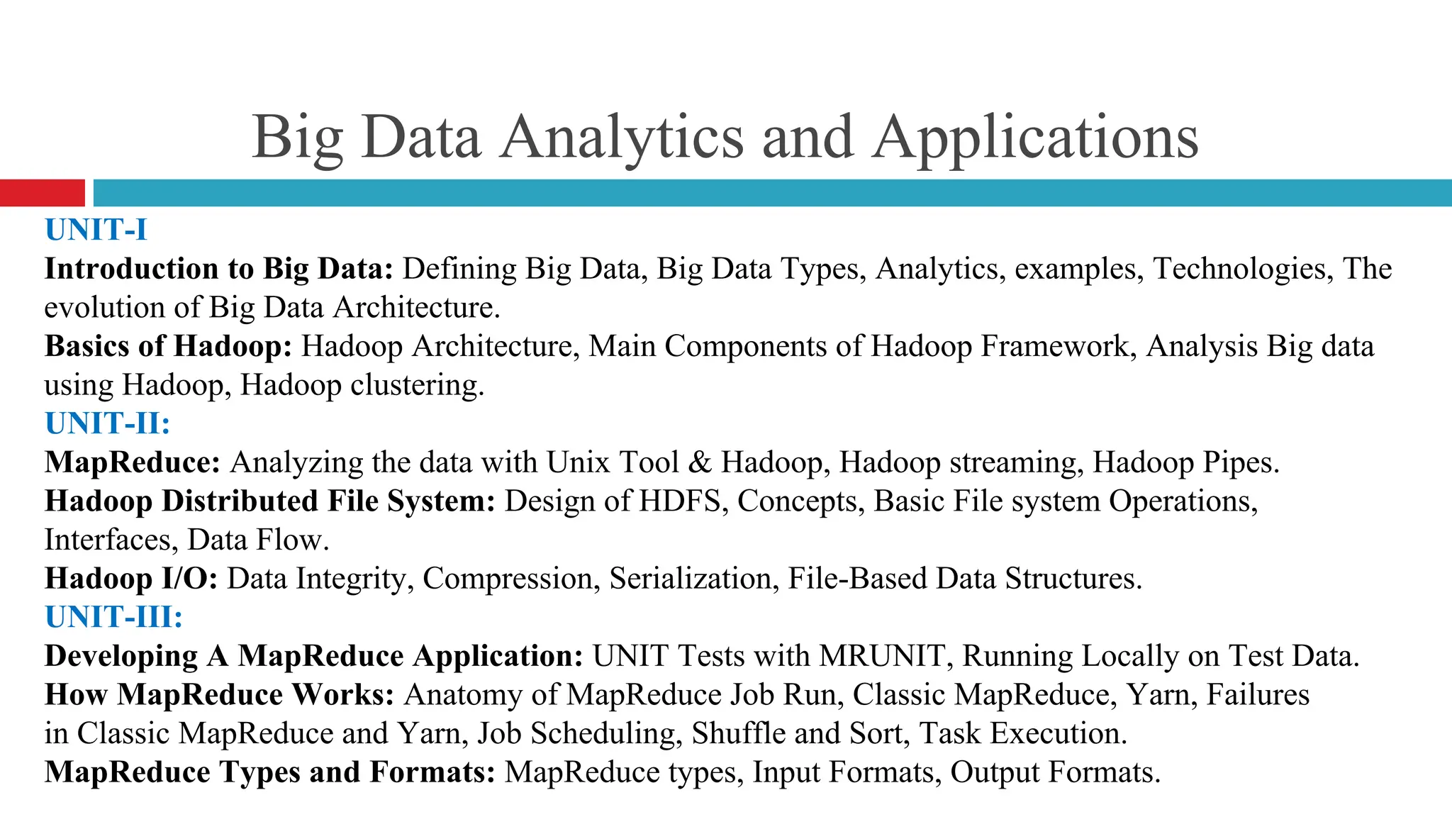 big data analytics introduction chapter 1 | PDF
