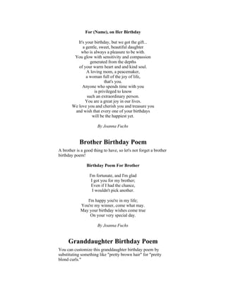 Bday | ODT | Birthday | Personal Celebrations & Life Events