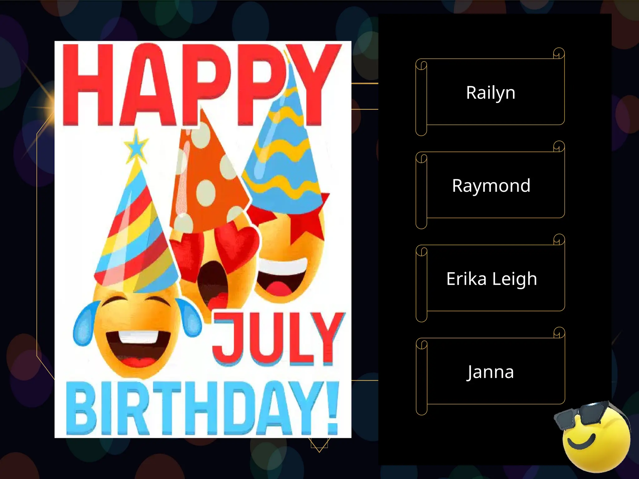 Birthday presentation in different types | PPTX