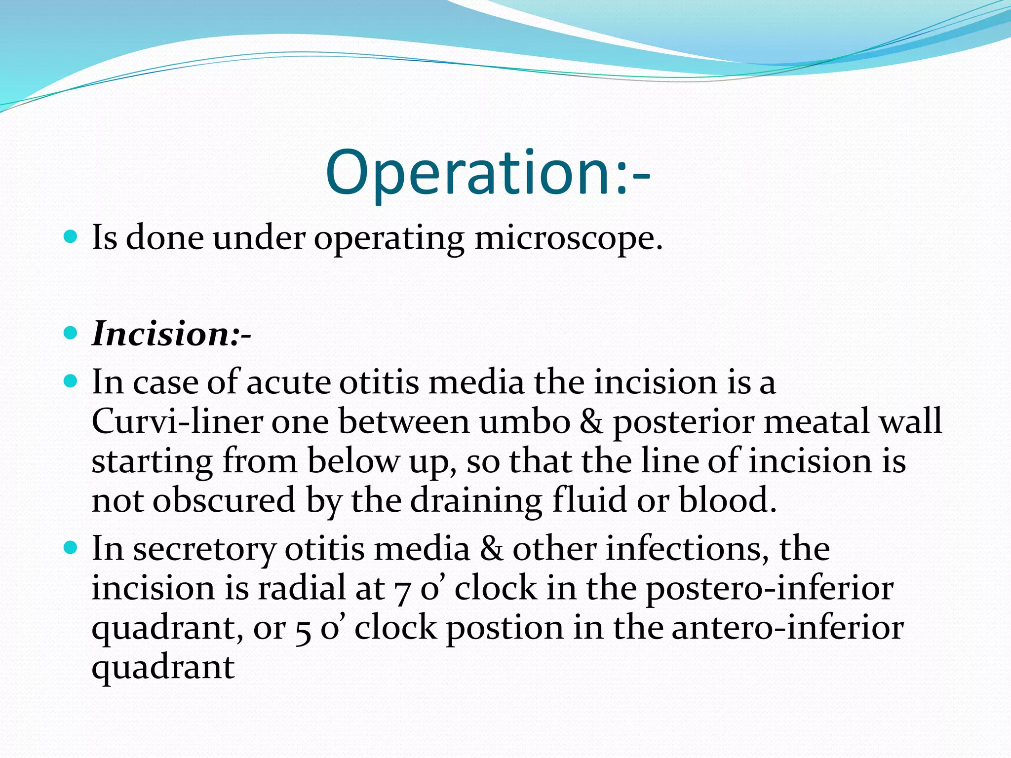 MYRINGOTOMY, | PDF