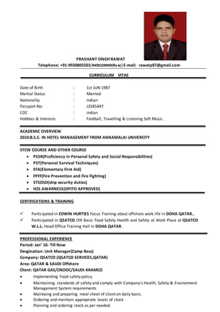 Camp boss prashant rawat | DOCX
