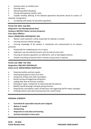 Camp boss prashant rawat | DOCX