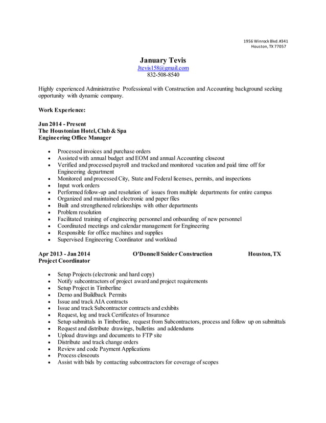 JT Resume | DOCX | Resume Writing and Advice | Job Search