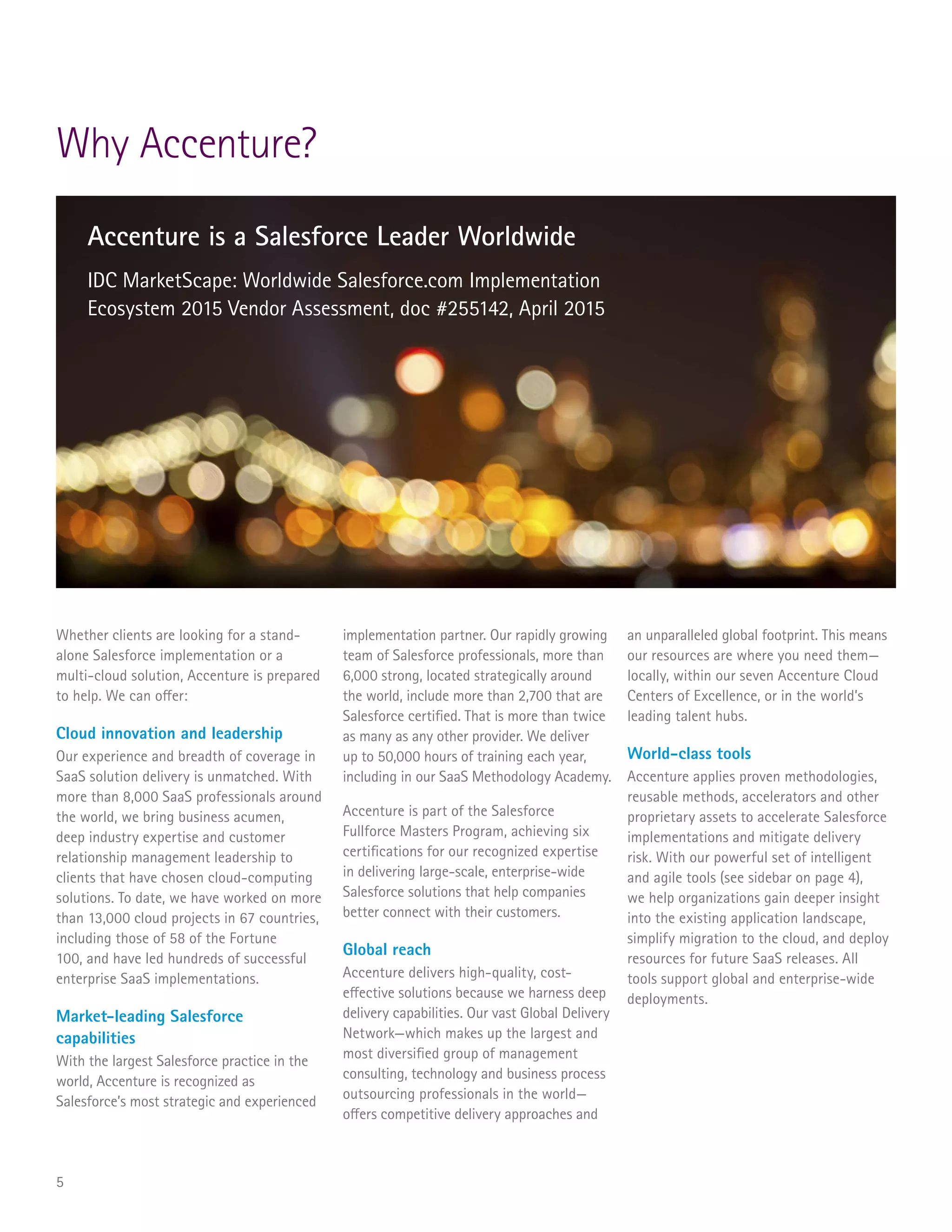 Accenture Salesforce Solutions | PDF